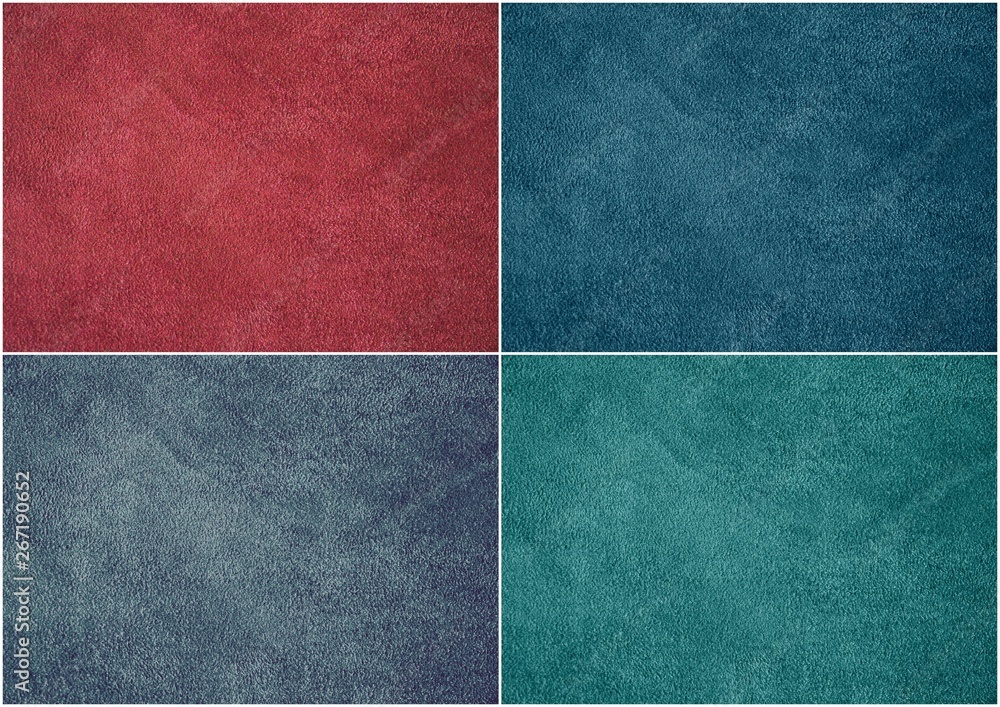 Texture of genuine leather. The collage is colorful. The structure of ...