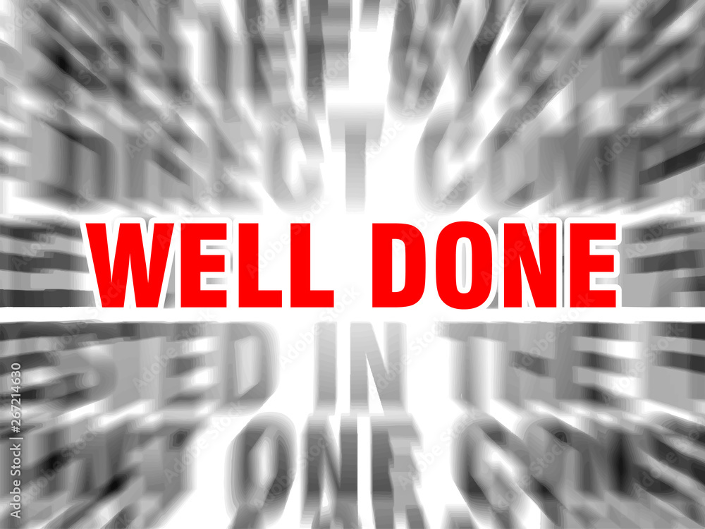 well done Stock Vector | Adobe Stock