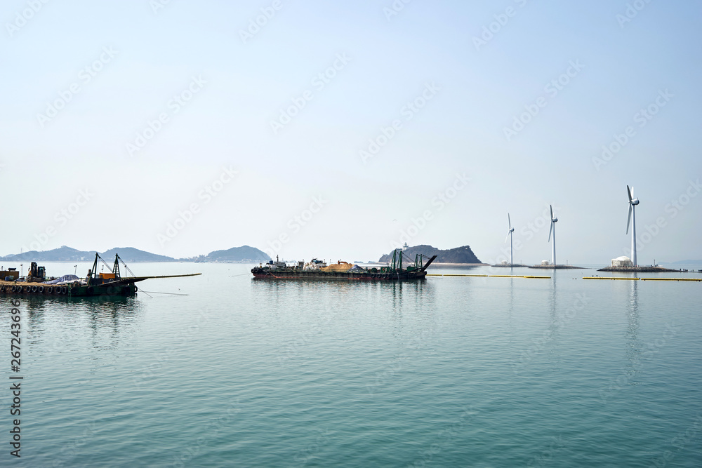 Daebudo Island and Nueseom Island are tourist destinations in Korea ...