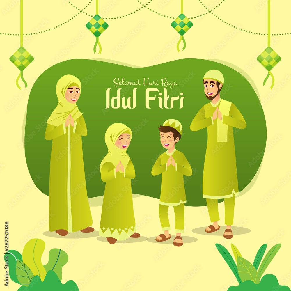 Selamat hari raya Idul Fitri is another language of happy eid mubarak ...