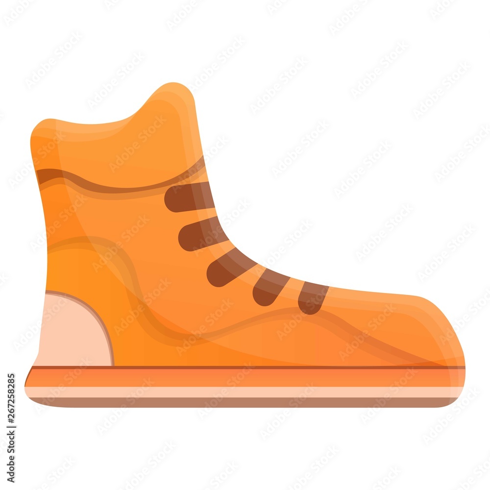 Basketball shoes icon. Cartoon of basketball shoes vector icon for web ...