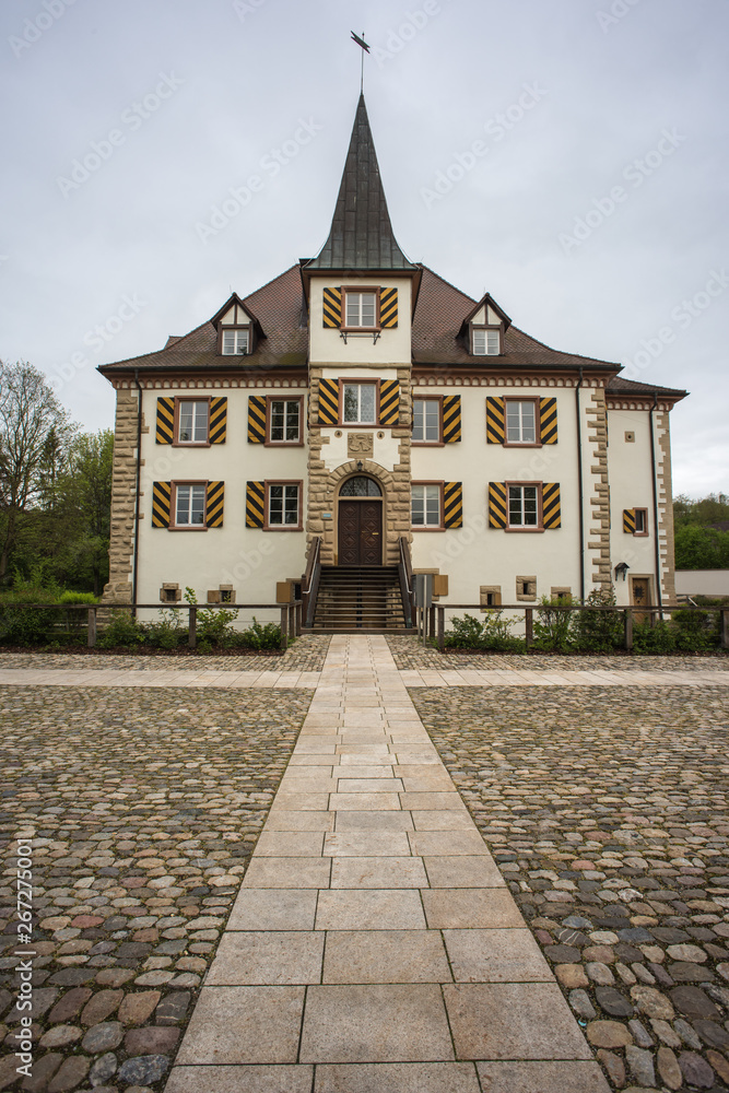 water castle schliengen, southern germany. for now it s a town hall ...