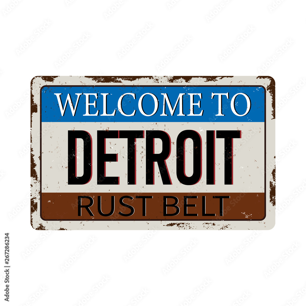 Welcome to Detroid rust belt USA, United States of America colors ...