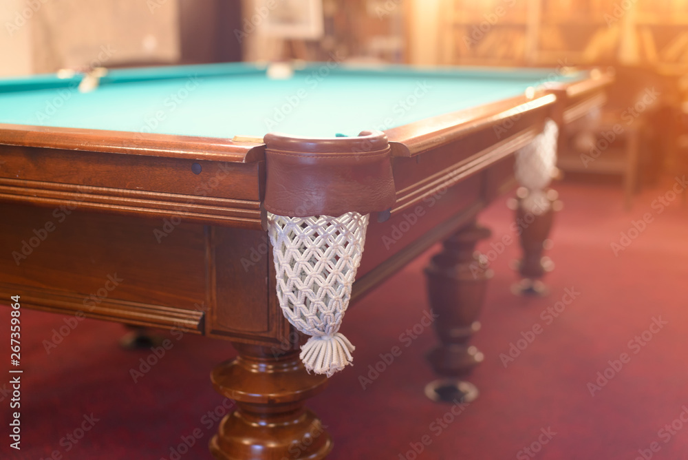 Russian billiards table Stock Photo | Adobe Stock