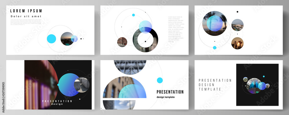 The minimalistic vector layout of the presentation slides design ...