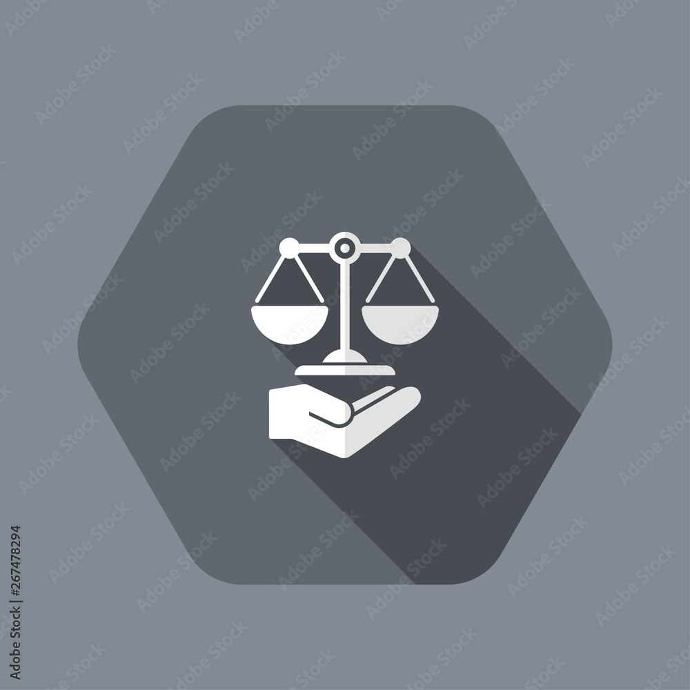 Legal assistance service icon Stock Vector | Adobe Stock