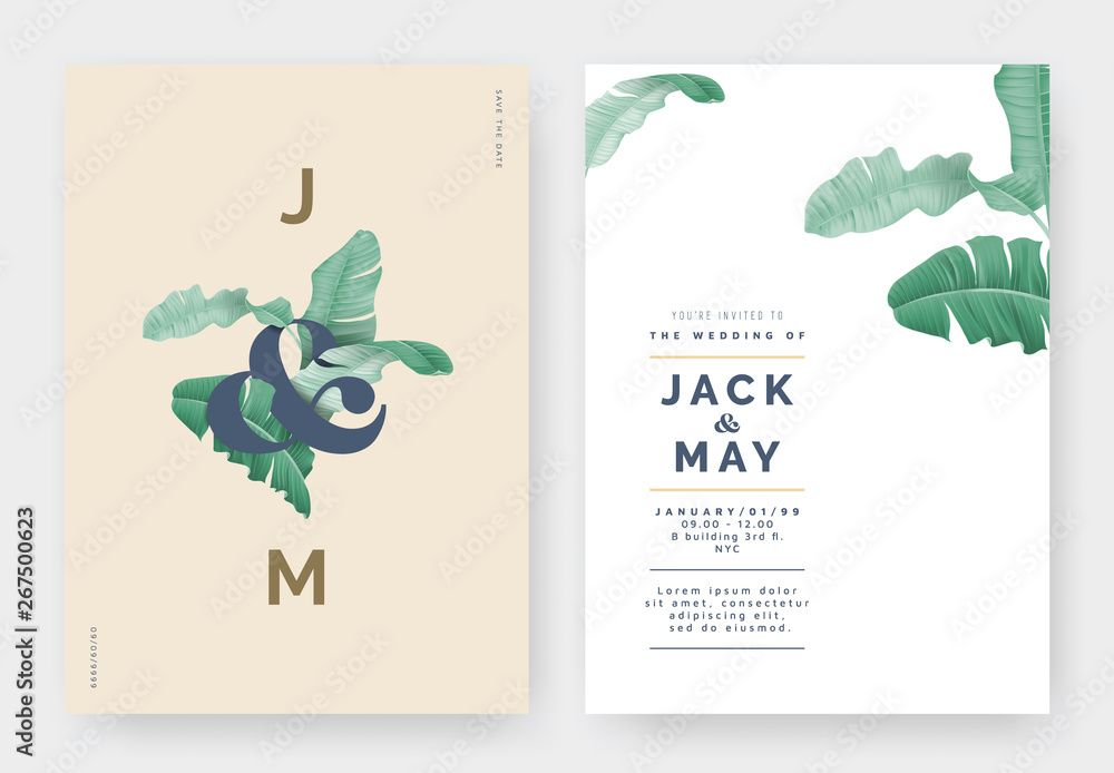 Banana Invitation Template