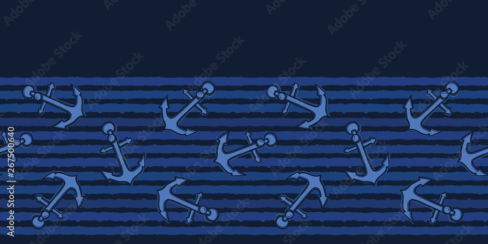 Nautical Stripe Border