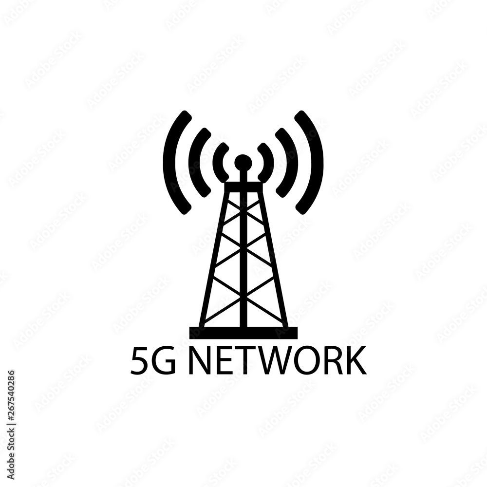 5G Design Logo Concept. Network Logo - Vector - Vector Stock Vector ...