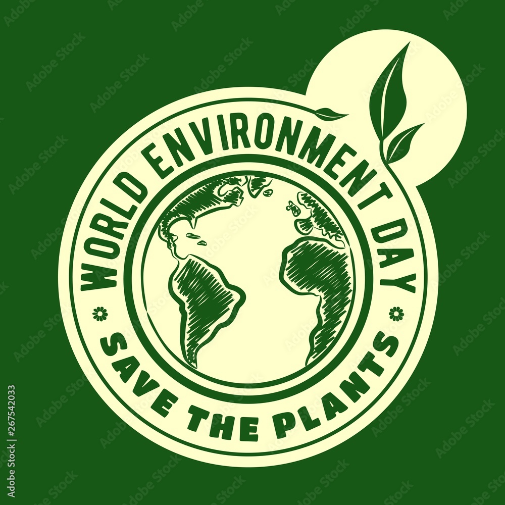 World environment day concept. Vector illustration. Stock Vector ...