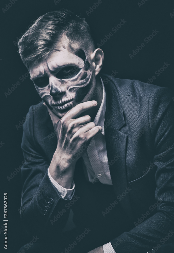 Skeleton Man Makeup