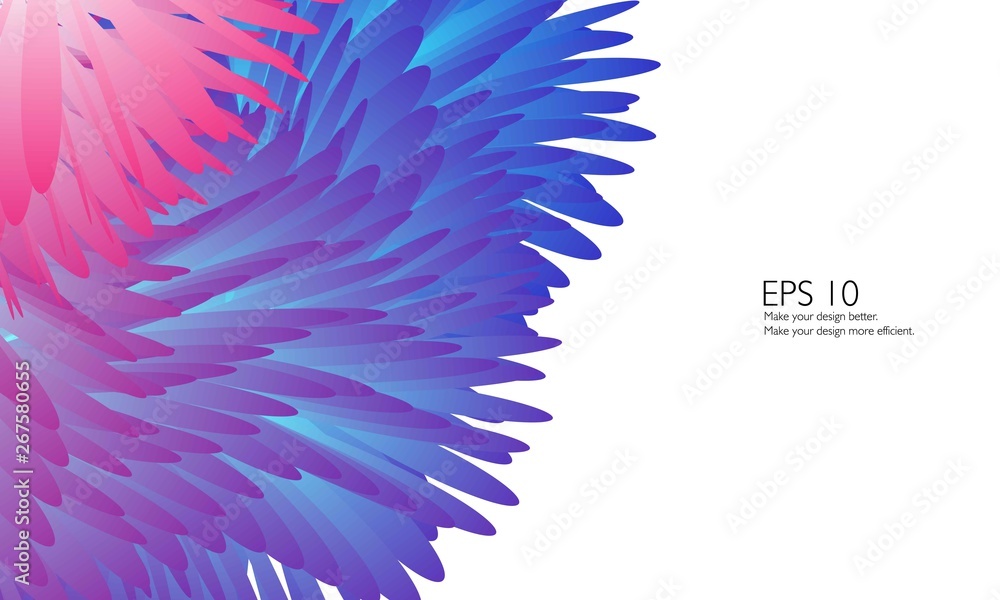 Dynamic textured background design in 3D style with violet color. EPS10 ...