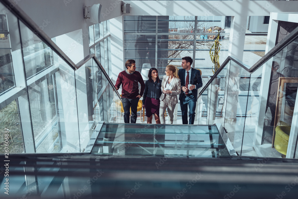 Break time with coworkers Stock Photo | Adobe Stock