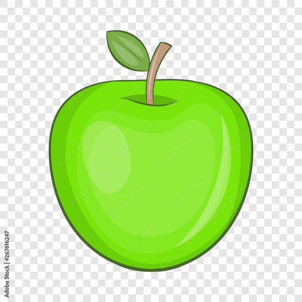 Apple icon. Cartoon illustration of apple vector icon for web Stock ...
