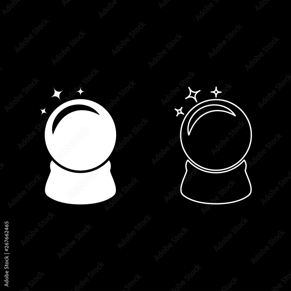 Crystal Ball Outline