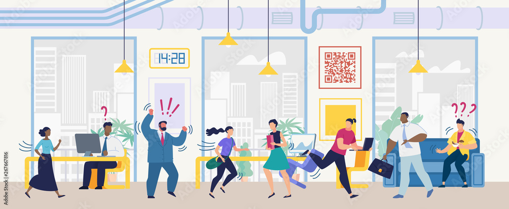 Angry Boss Screaming on Employees Because of Mistakes, Project Deadline ...