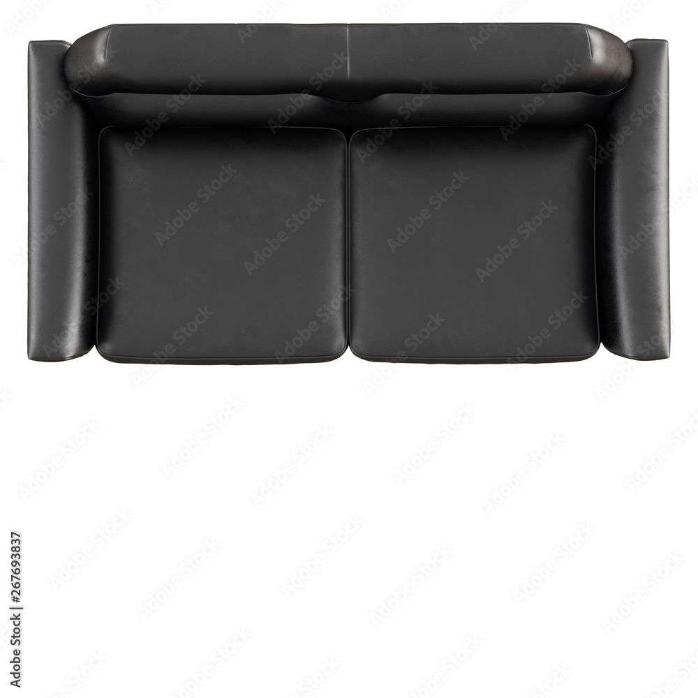 Black Sofa Top View