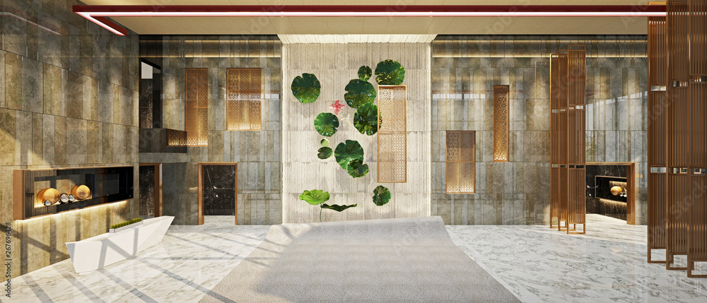 Luxury Hotel Entrance