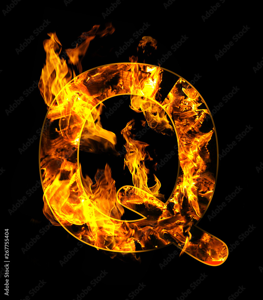 Letter Q Fire