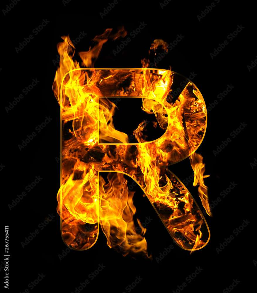 Fire Letters R