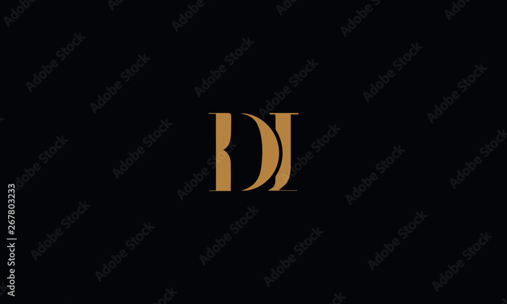 DI logo design template vector illustration Stock Vector | Adobe Stock
