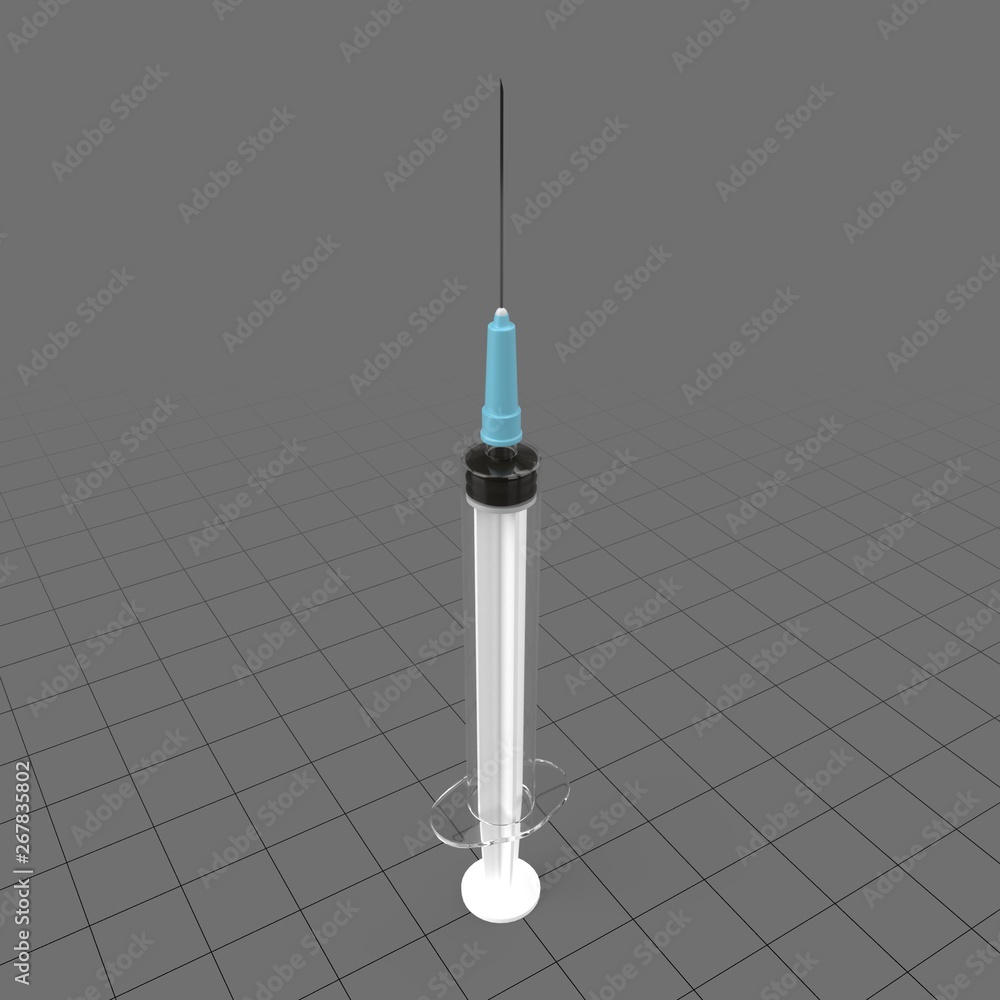 Empty syringe Stock 3D asset | Adobe Stock