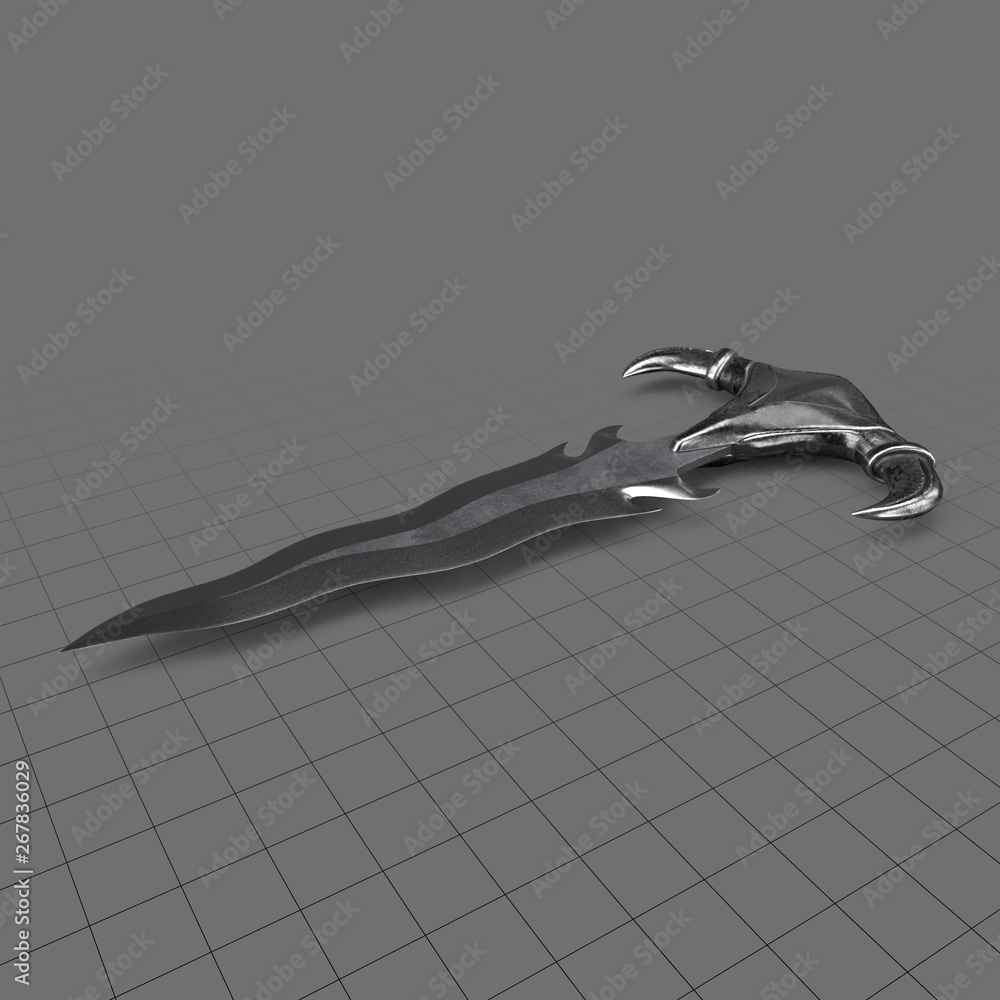 Dagger 2 Stock 3D asset | Adobe Stock