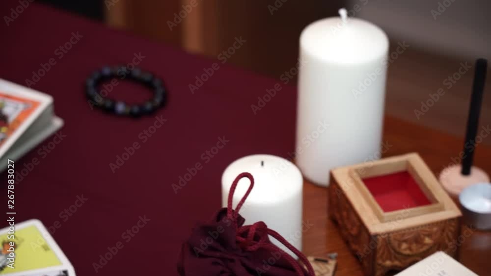 Composition of esoteric objects used for healing, meditation ...