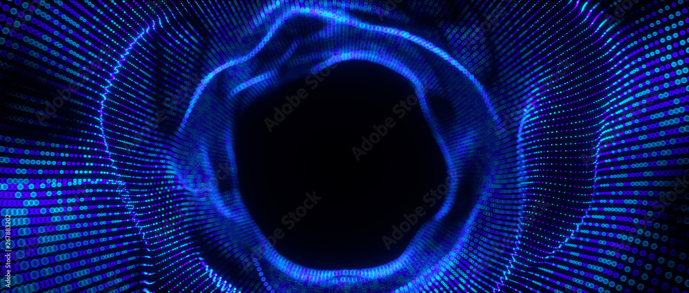 Abstract big data futuristic light wallpaper background design. Science ...