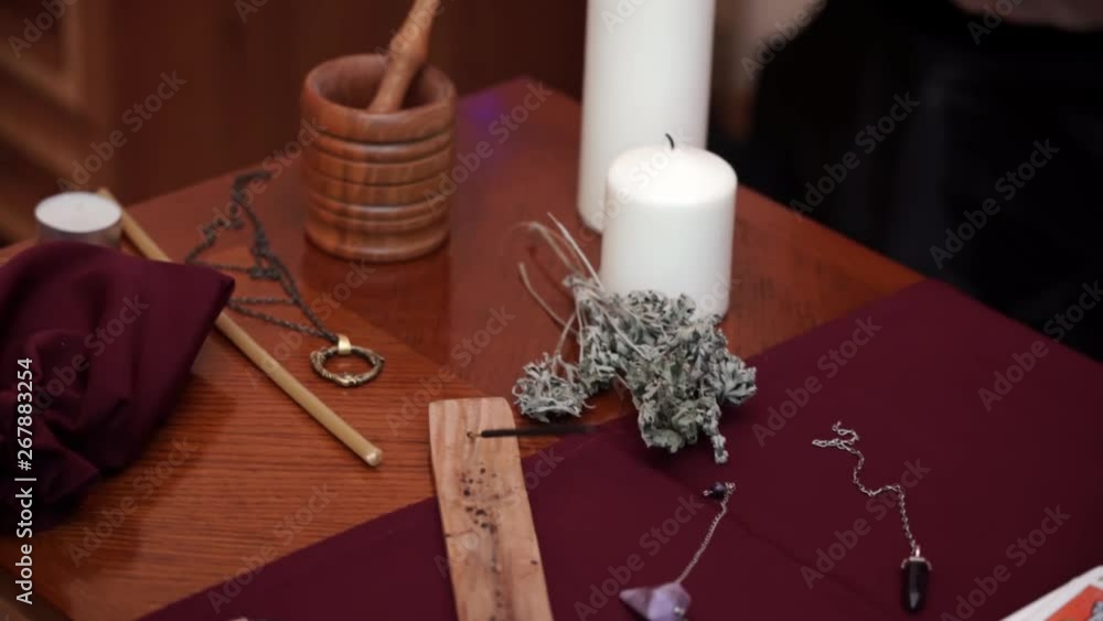 Composition of esoteric objects used for healing, meditation and ...