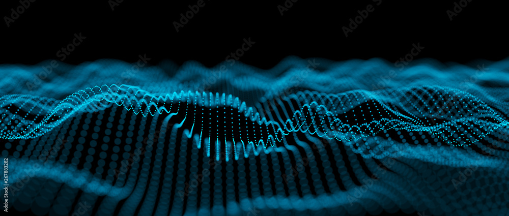 Abstract big data futuristic light wallpaper background design. Science ...