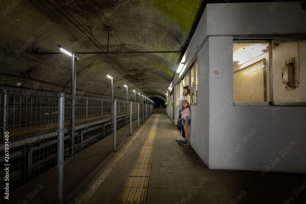Dark Subway Station