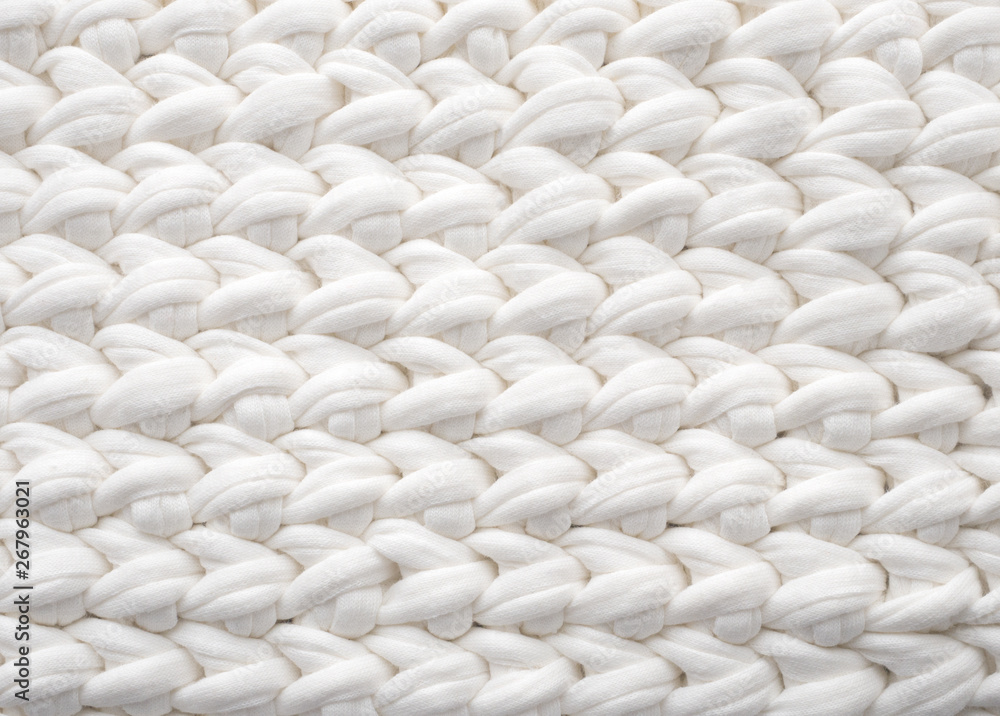 White Knit Background