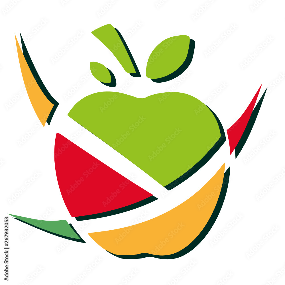 Vetor de Logo pomme do Stock | Adobe Stock