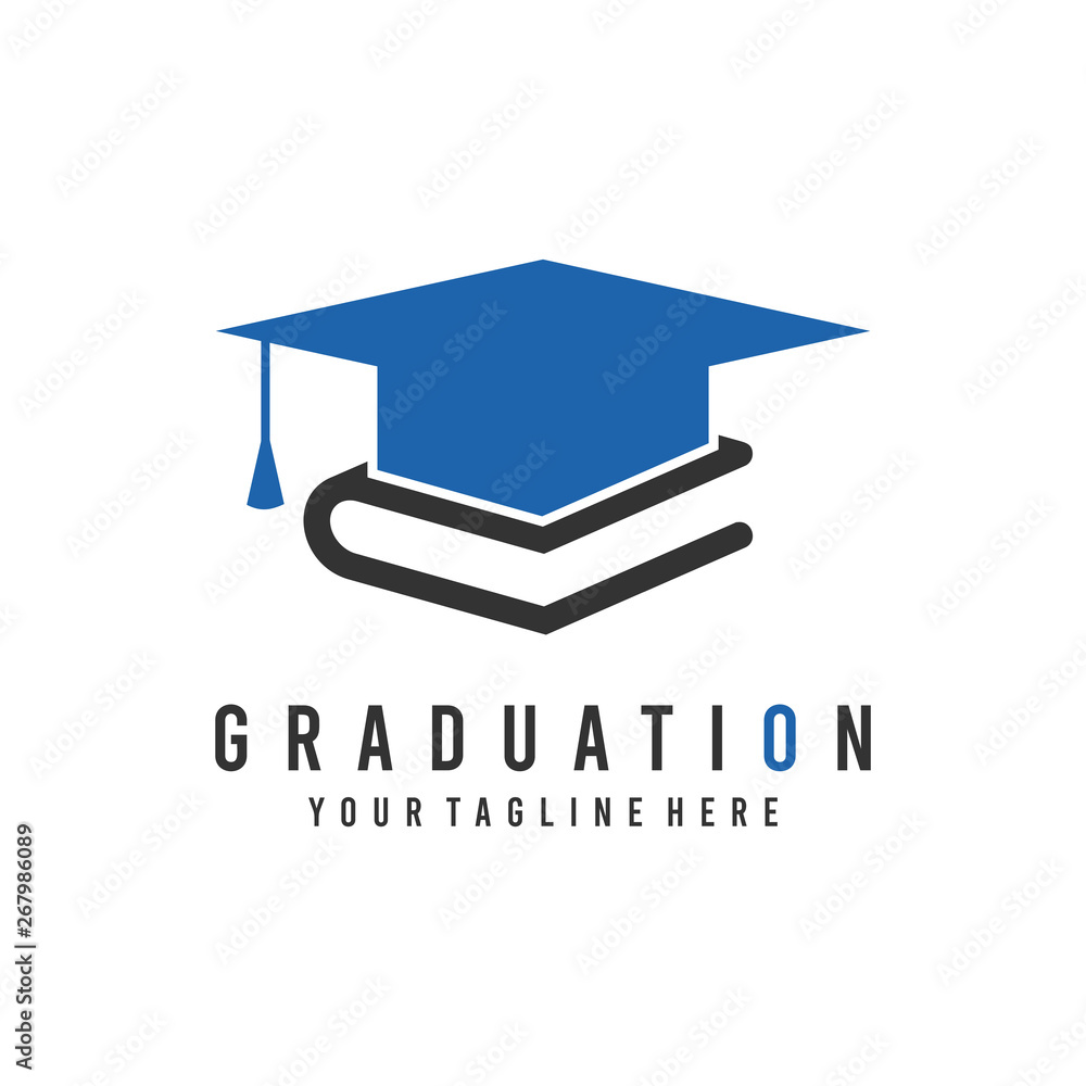 Graduation logo Education logo University Icon Symbol Flat Vector ...
