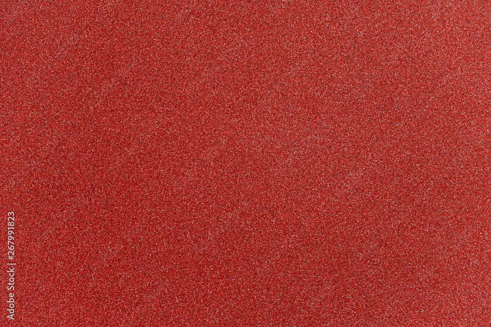 Abstract red glitter paper texture background or backdrop. Empty ...