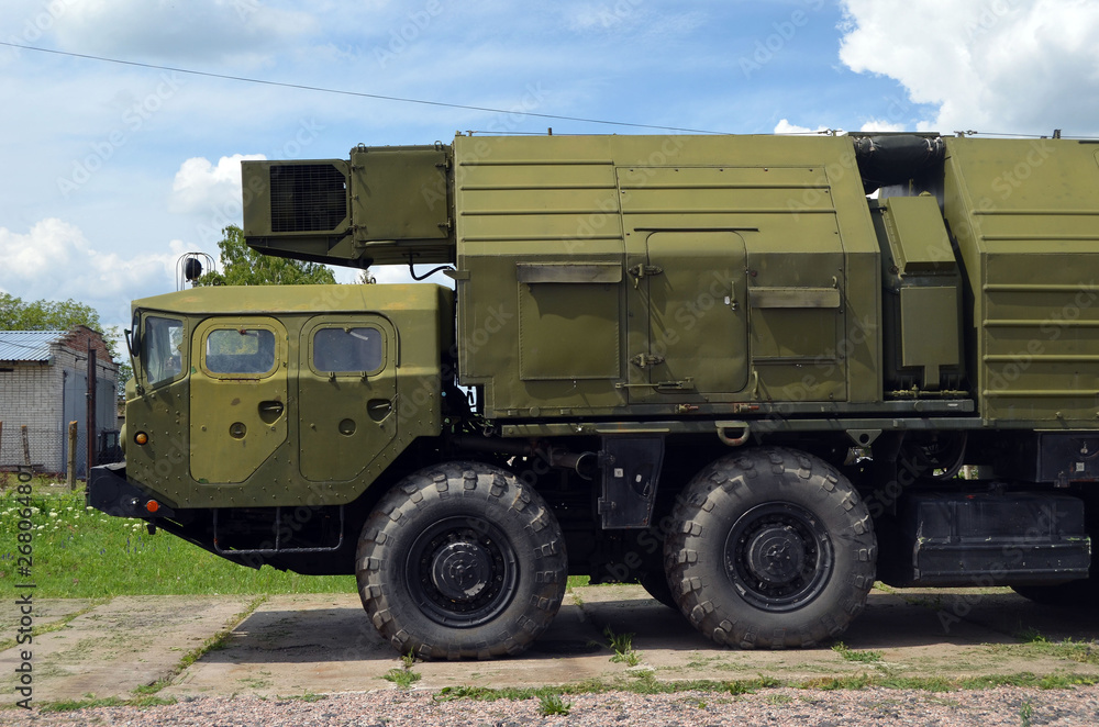 Starting and command vehicles of medium-range missile systems of Soviet ...
