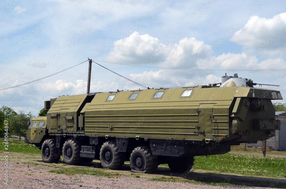 Starting and command vehicles of medium-range missile systems of Soviet ...