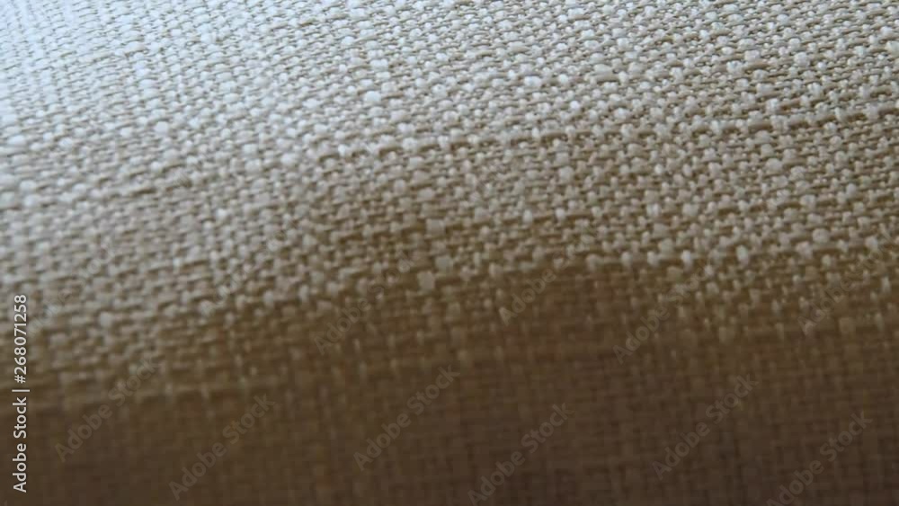 Textile material texture, close shot. Blurred background. Selective ...