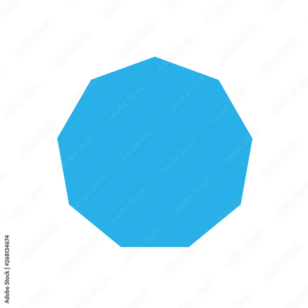 Nonagon Clip Art