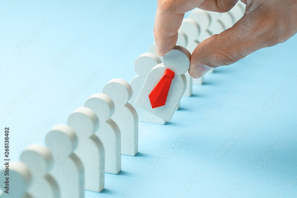 Staff recruitment. Headhunting. Many employees and the choice of a ...