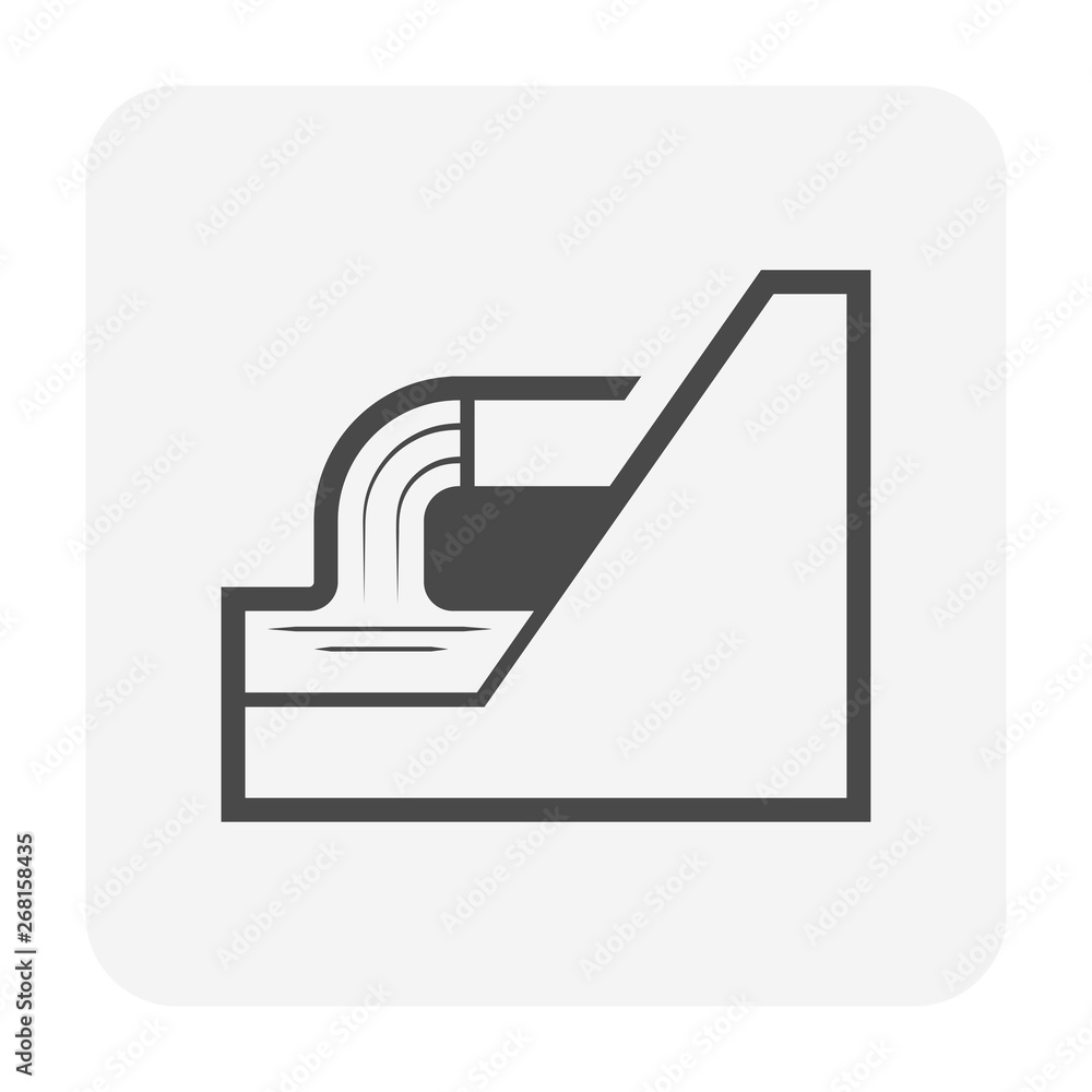 Water Drainage Vector Icon Include Storm Water Or Stormwater From City
