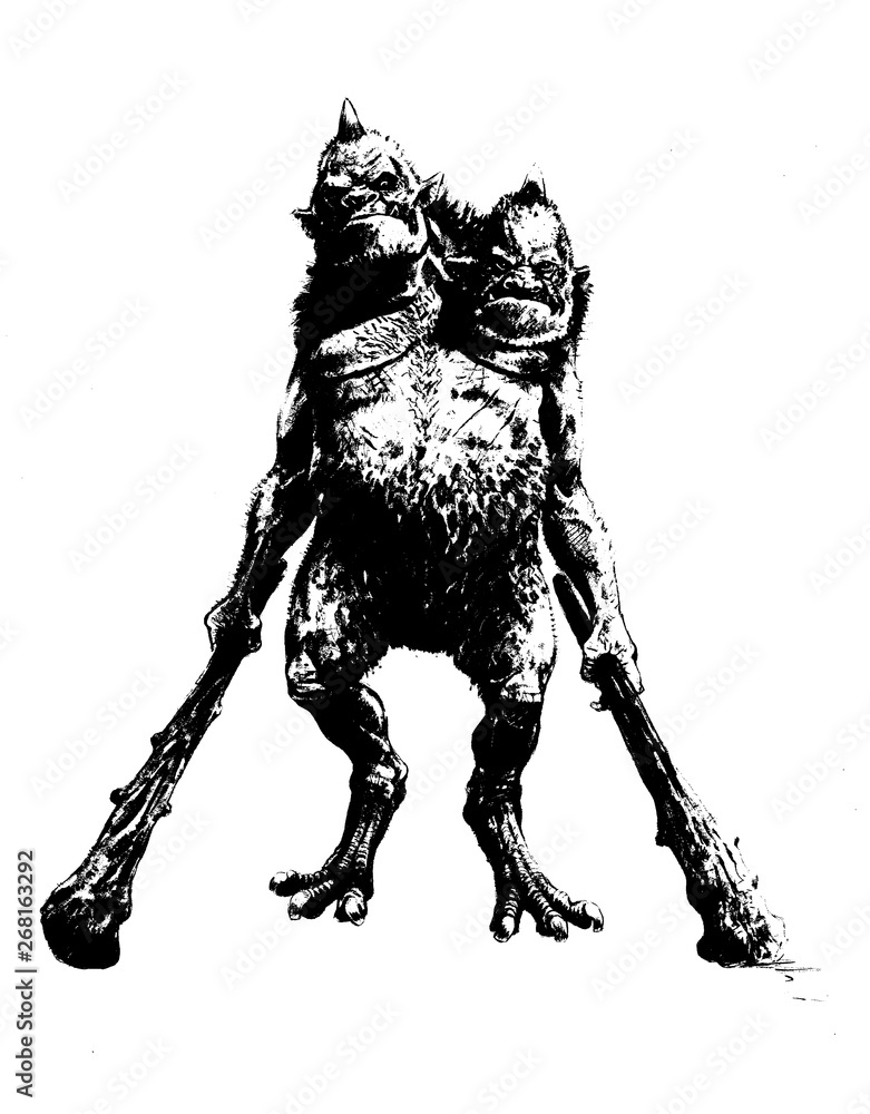 Cyclops Monster Drawing