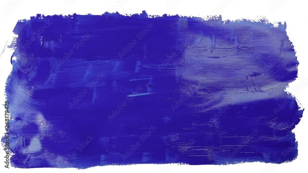 Blue Paint Wipe Transition (Stop Motion Paint Stroke) Stock Video ...
