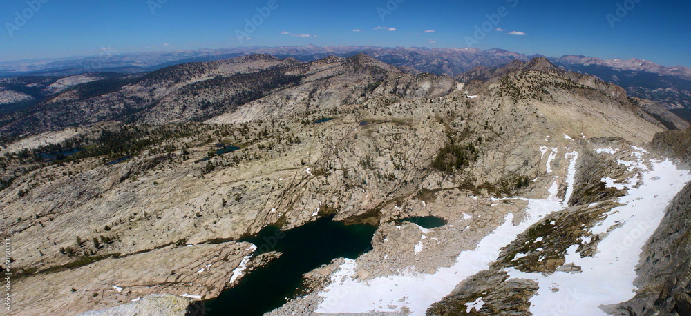 Hiking to Mount Hoffman in the High Sierra Mountains in Yosemite ...