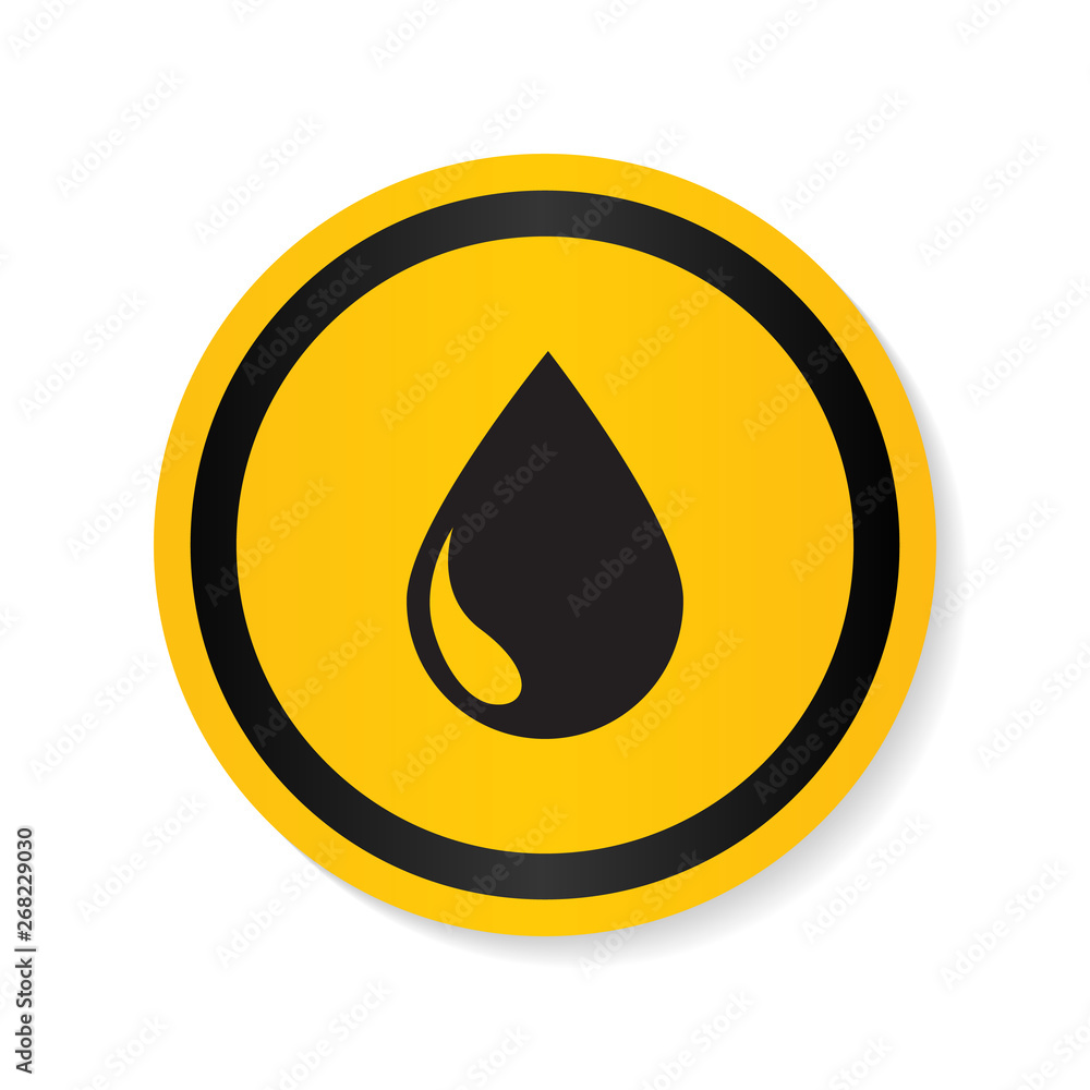 Oil drop icon. Petroleum sign. Fuel and gas icon. Energy industry ...