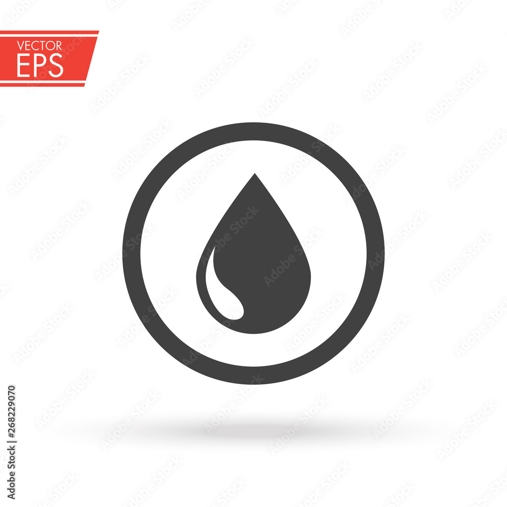 Oil drop icon. Petroleum sign. Fuel and gas icon. Energy industry ...