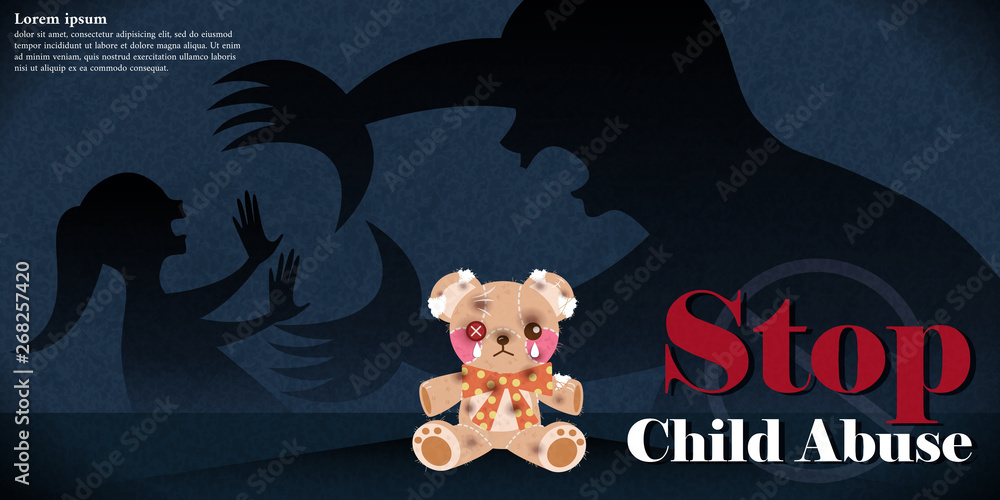 child abuse issue Stock Vector | Adobe Stock