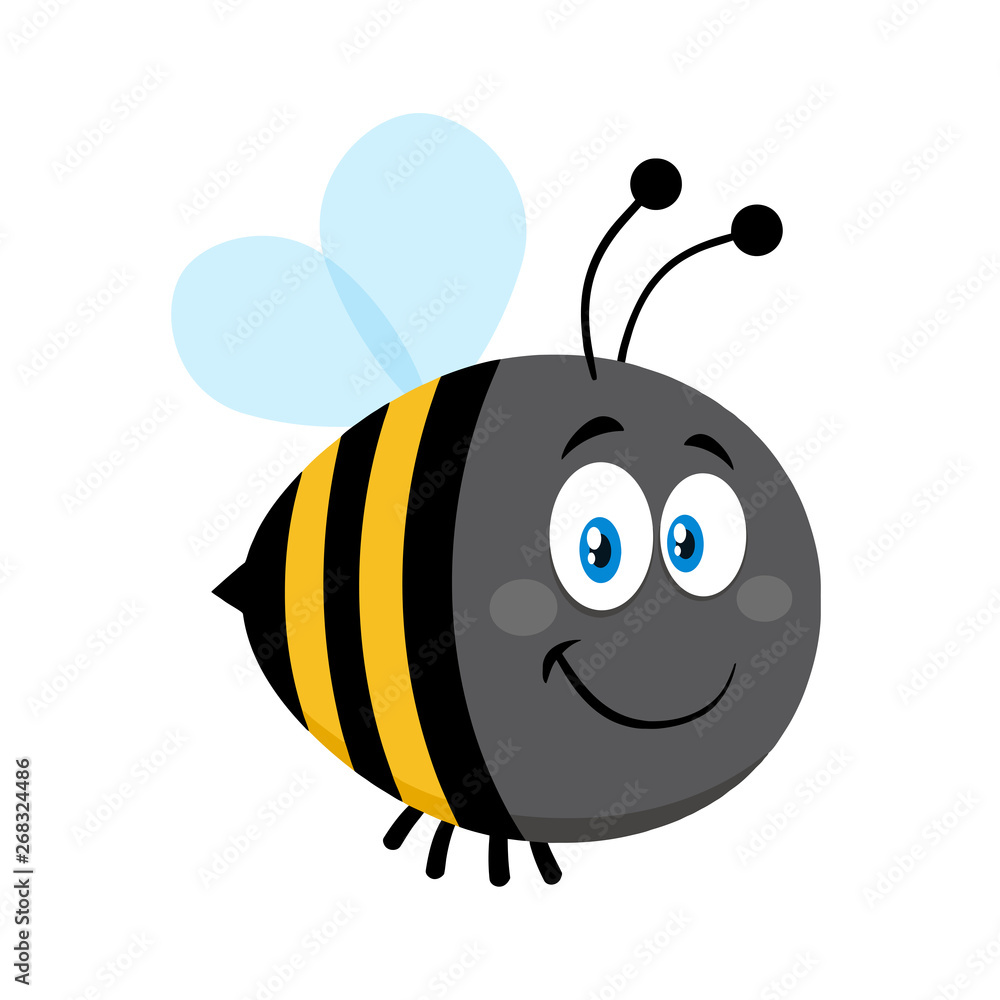 Bumble Bee Face Clip Art