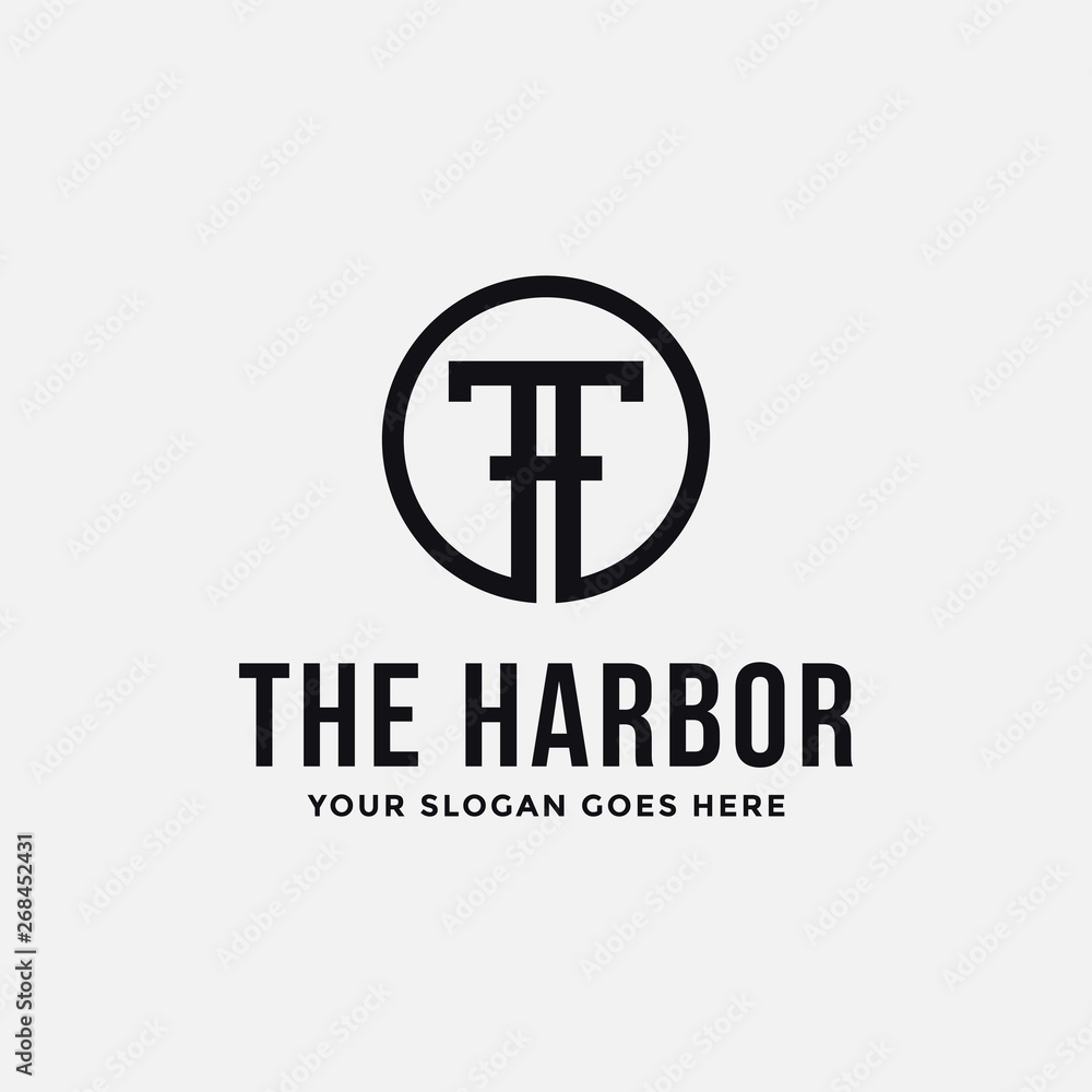 Letter initial logo icon of TH, TH logo, HT logo Stock Vector | Adobe Stock